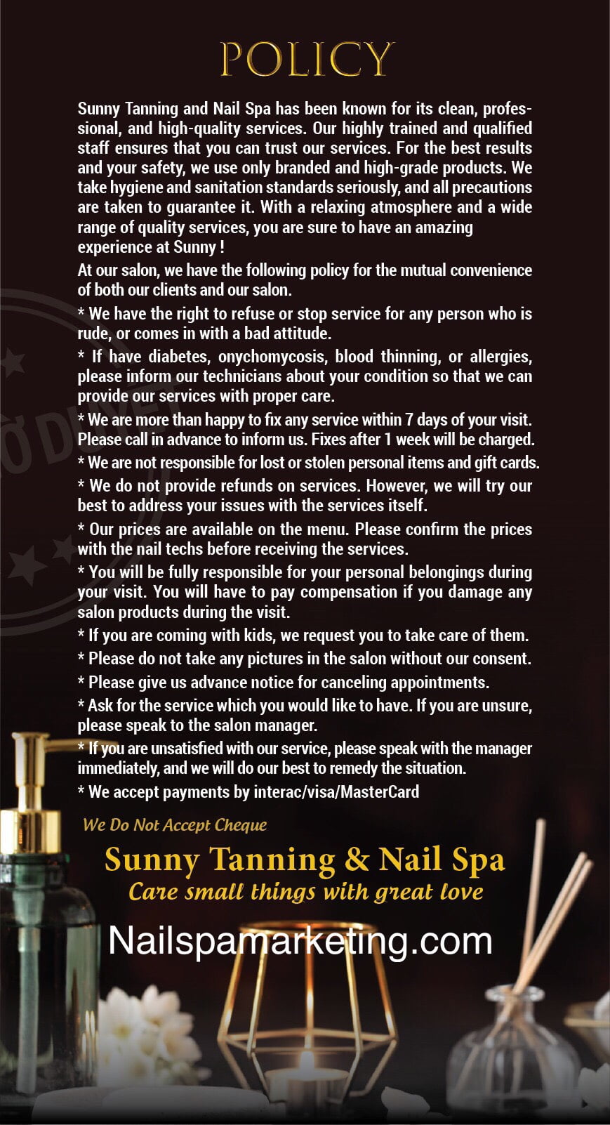 MẪU MENU TIỆM NAIL SPA ĐẸP TẠI CANADA – EMS Marketing Giải Pháp Cho ...
